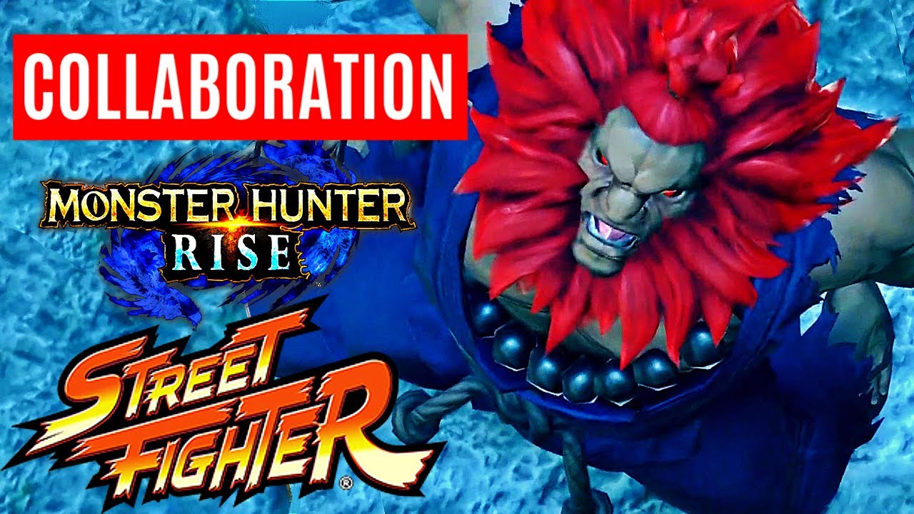 Monster Hunter Rise x Street Fighter COLLABORATION GAMEPLAY TRAILER ...