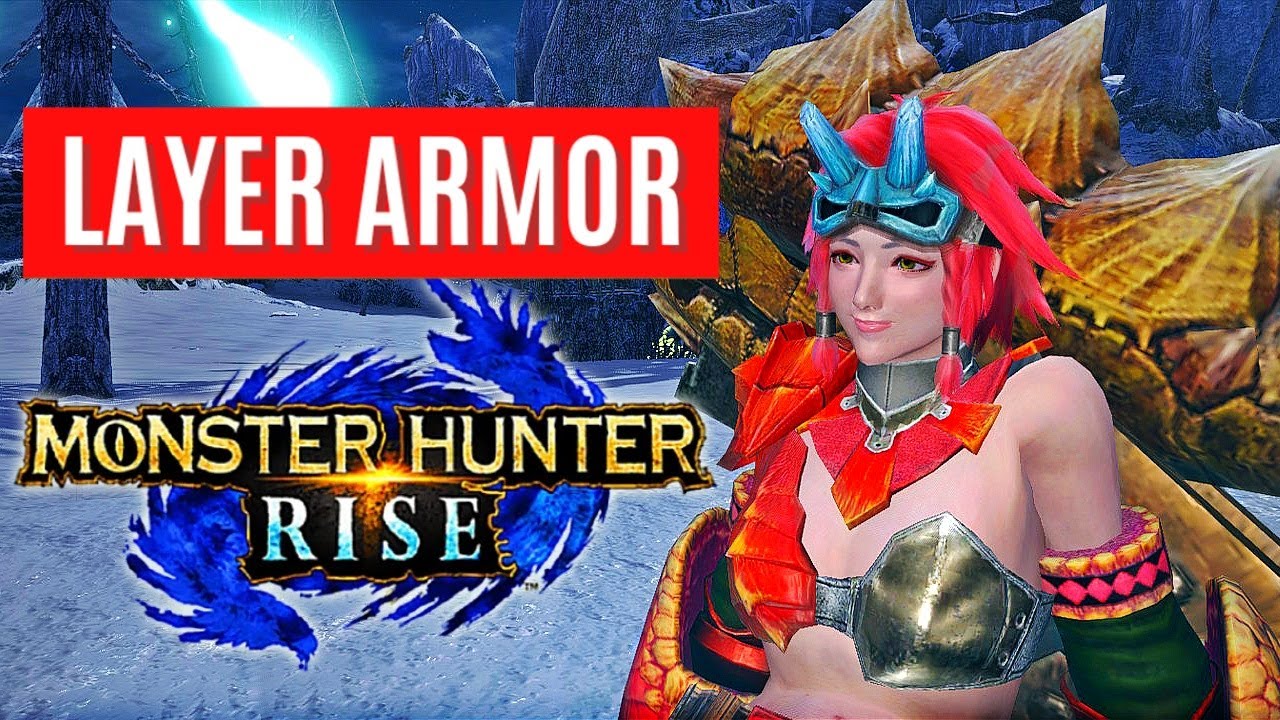 Monster Hunter Rise LAYER ARMOR GAMEPLAY TRAILER FASHION HUNTER REVEAL ...